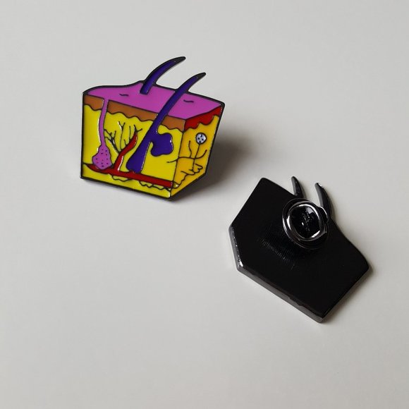 Jewelry | Histology Epidermis Blood Capillary Enamel Pin | Poshmark